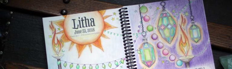 June Correspondences and Litha Spells - Coloring Book of Shadows