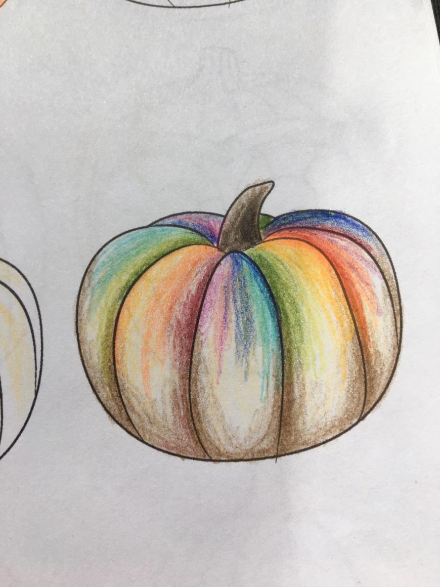 How to Color a Pumpkin & Fun Practice Sheets! - Coloring Book of Shadows