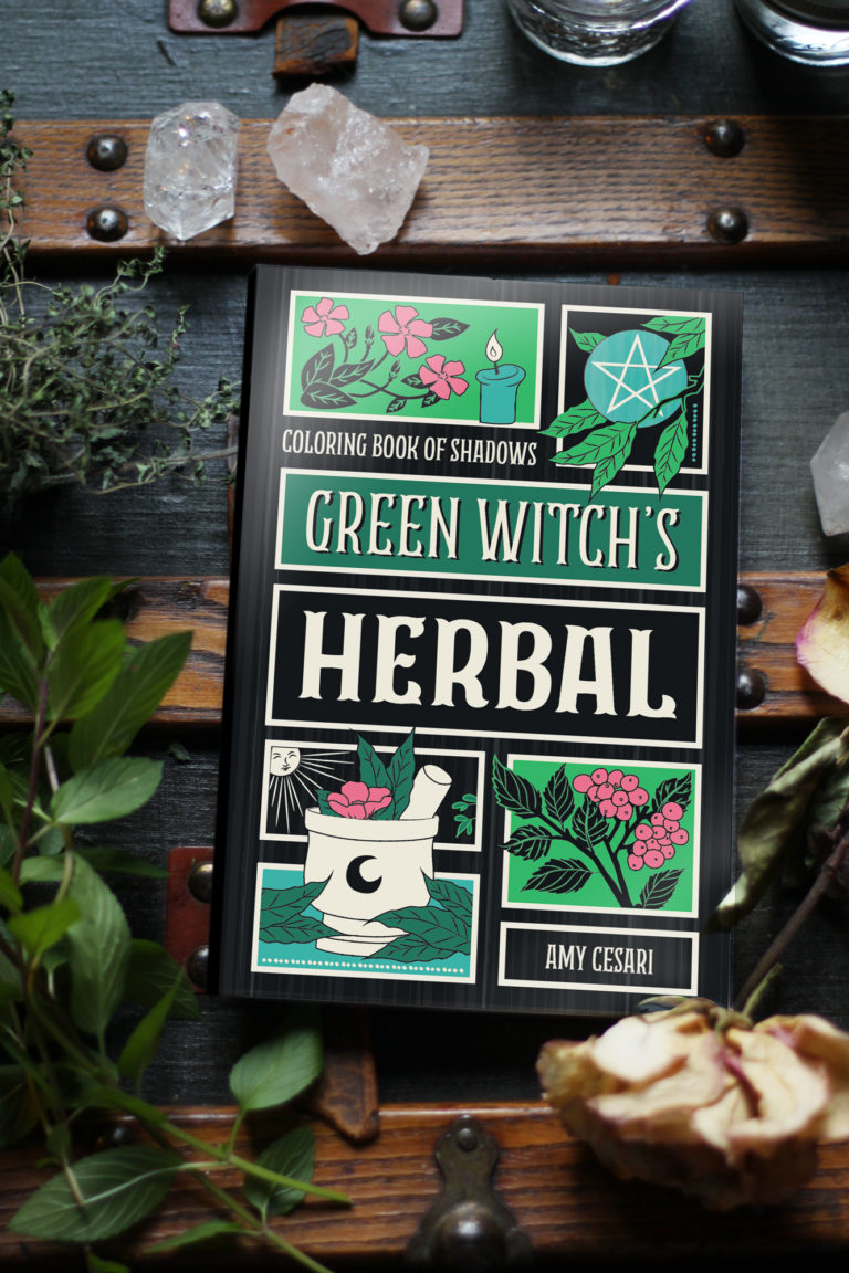 Green Witch's Herbal Color-Along - Coloring Book of Shadows