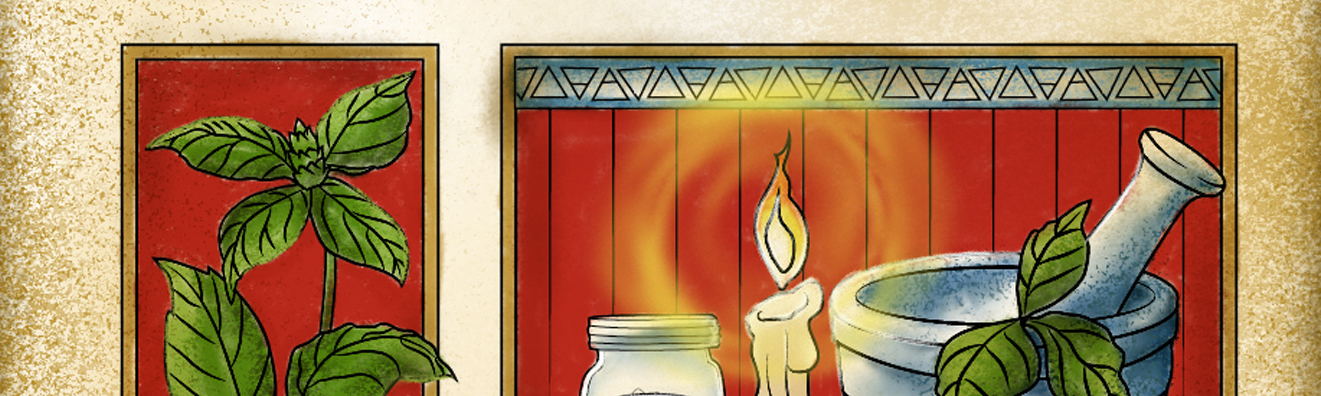 Green Witch's Herbal Color-Along - Coloring Book of Shadows