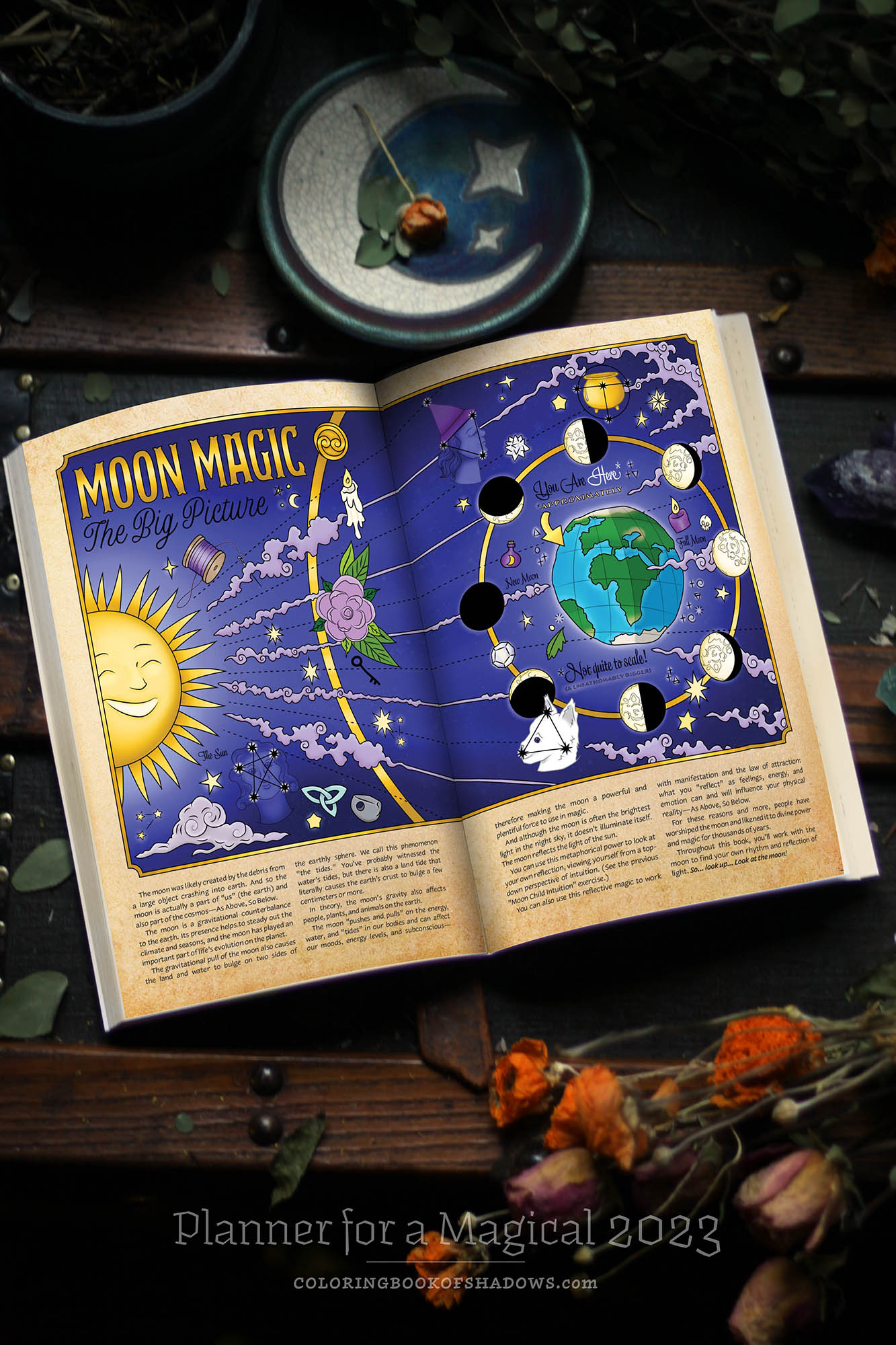 Planner for a Magical 2023: Book of Hours Preview - Coloring Book of ...