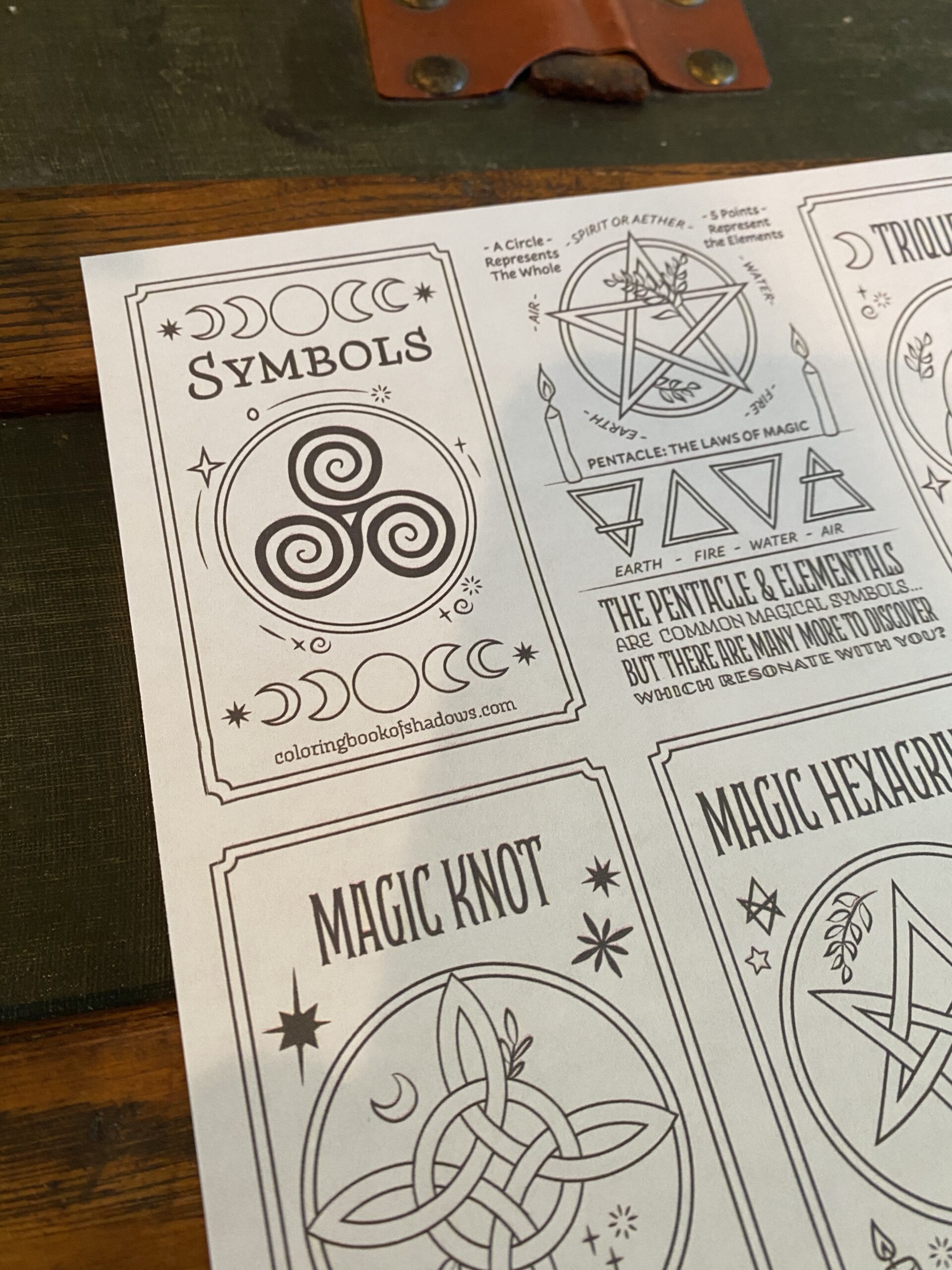 Grimoire Club - Coloring Book of Shadows